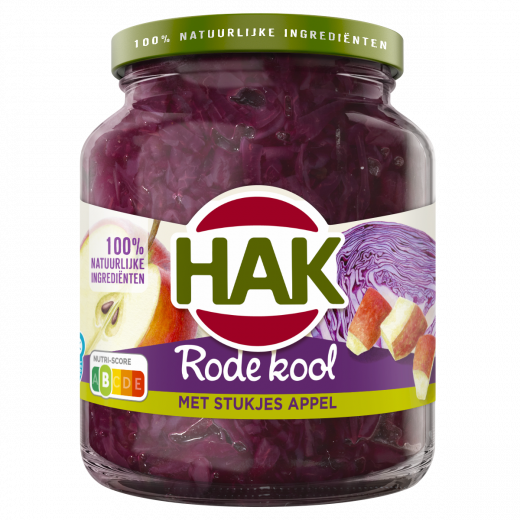 Rode Kool met stukjes appel